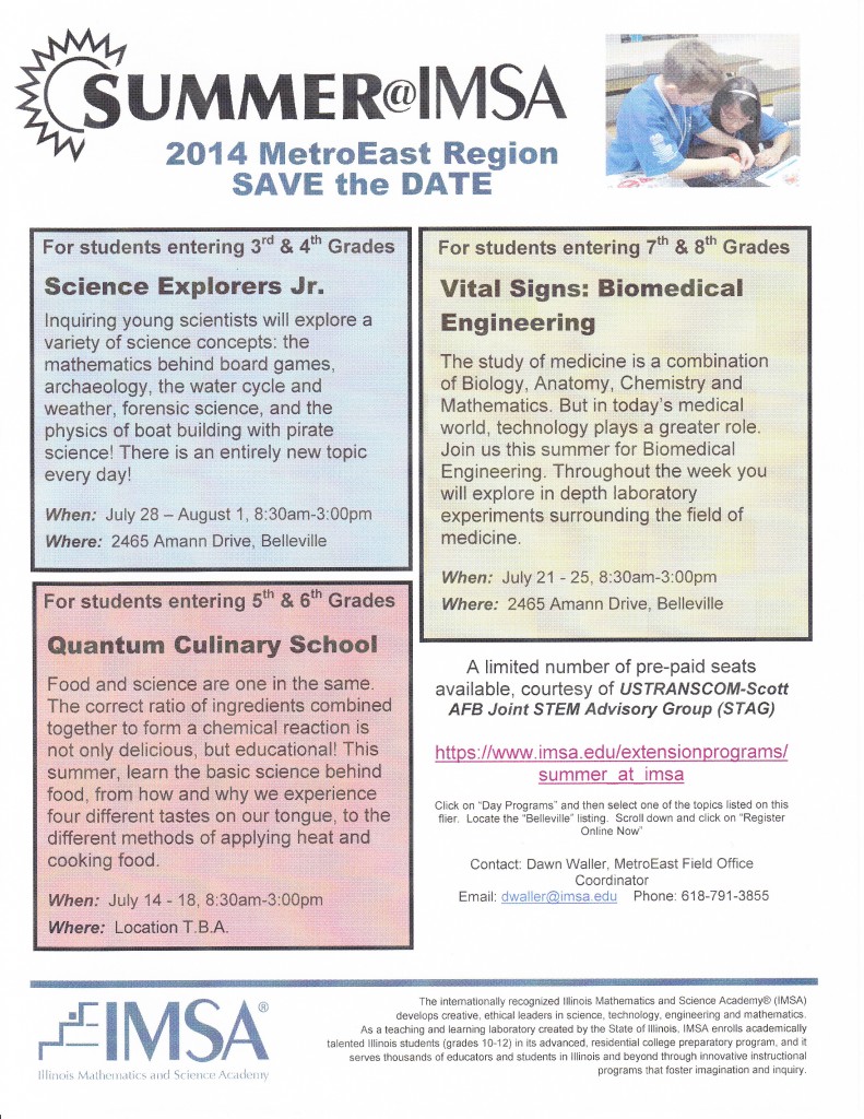 Summer IMSA – Good Shepherd Lutheran School